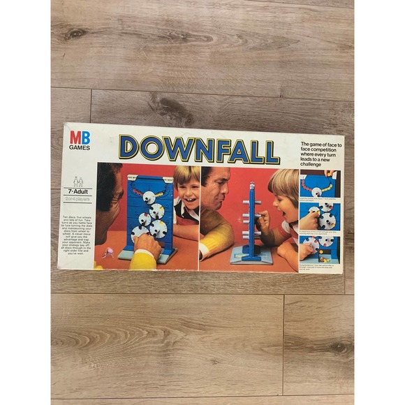 Milton Bradley Company | Games | Vintage Milton Bradley Down Fall Board ...